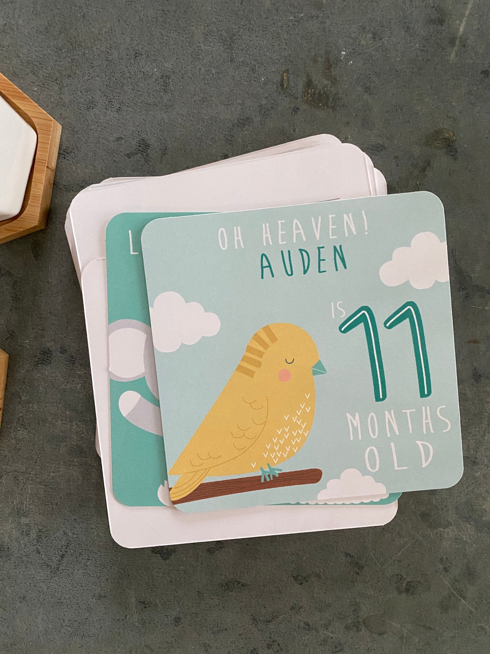 Printable Baby's First Year Customizable Milestone Cards | Record ...