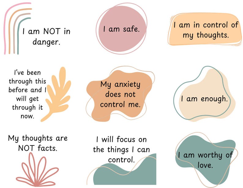 Positive Affirmation Cards - Etsy