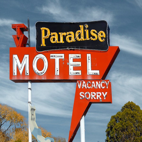 Neon Motel Sign - Etsy