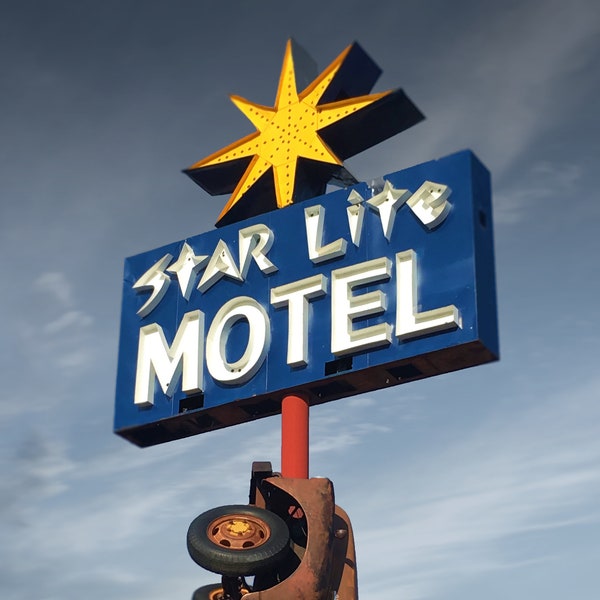Neon Motel Sign - Etsy