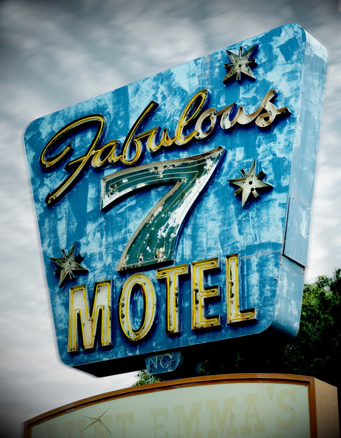 Fabulous 7 Motel Retro Roadside Motel Vintage Neon Sign - Etsy