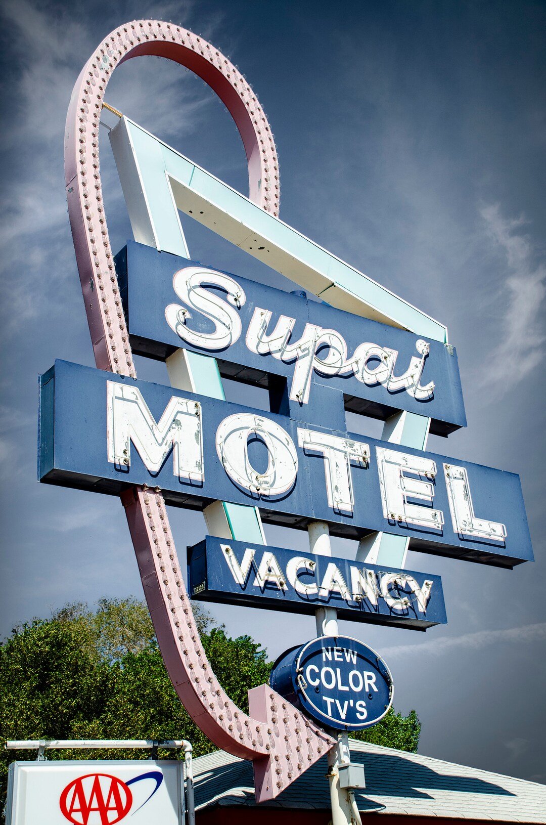 Supai Motel Retro Roadside Motel Vintage Neon Sign - Etsy