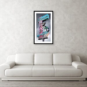 Steele's Motel | Vintage Neon Sign| Retro Roadside Route 66 | Vintage ...