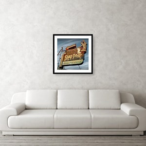 Lamp Post Bar Retro Roadside Route 66 Vintage Neon Sign Restaurant ...