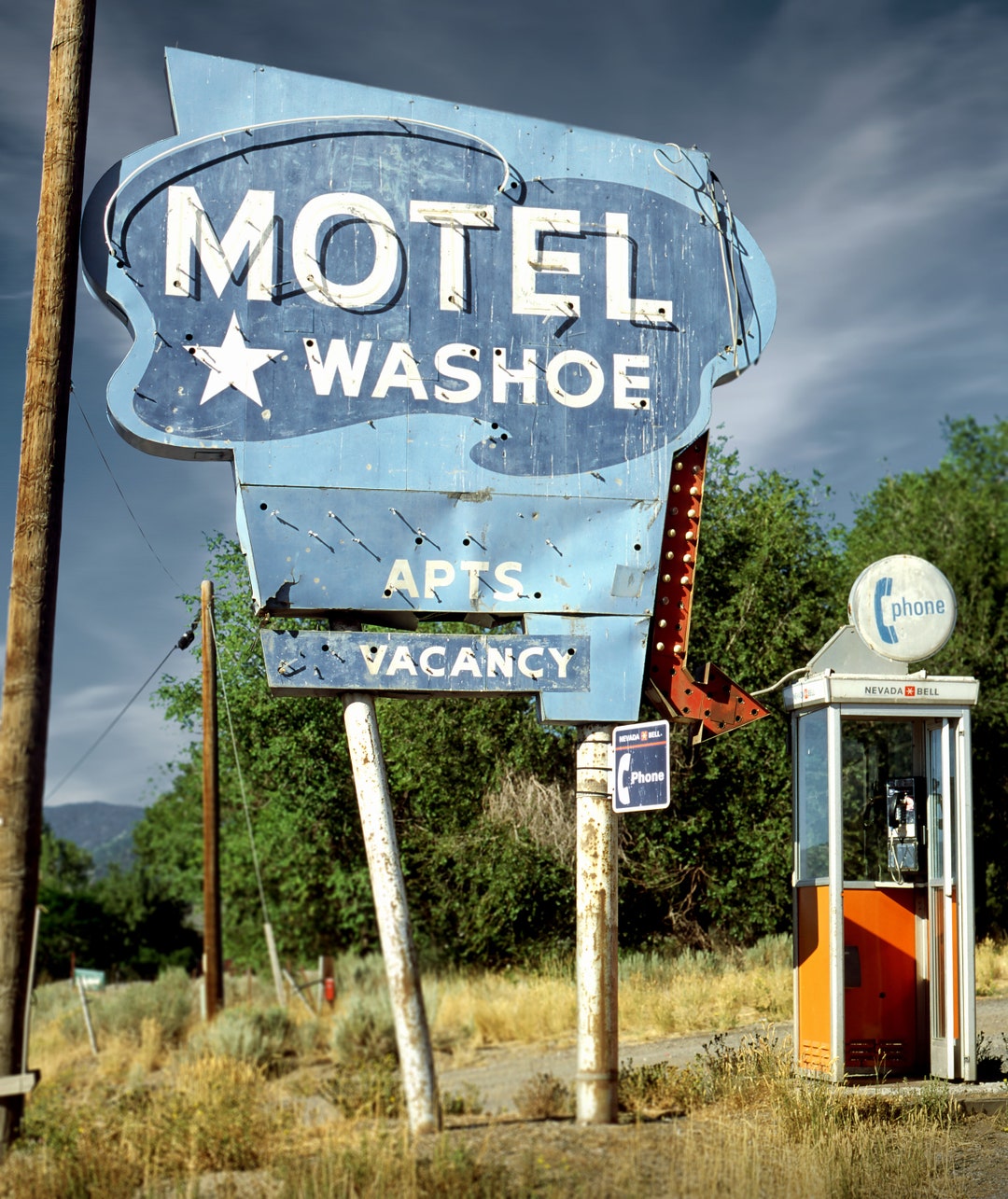 Washoe Motel, Nevada | Retro Roadside Motel | Vintage Neon Sign ...