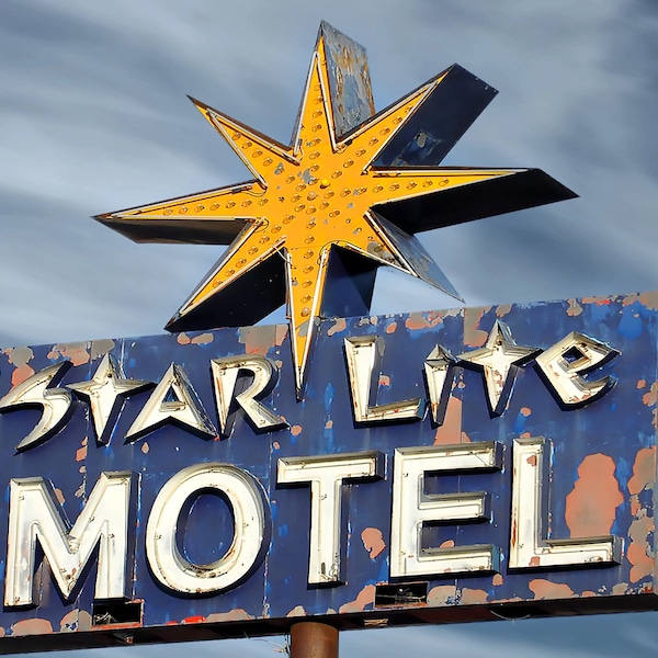 Neon Motel Sign - Etsy