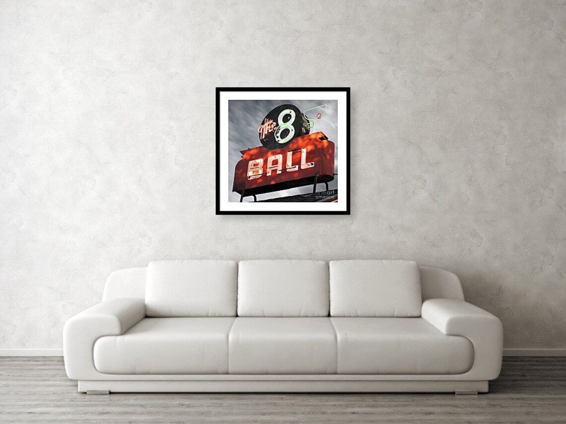 8 Ball Bar | Bar Retro Roadside Diner Restaurant | Vintage Neon ...