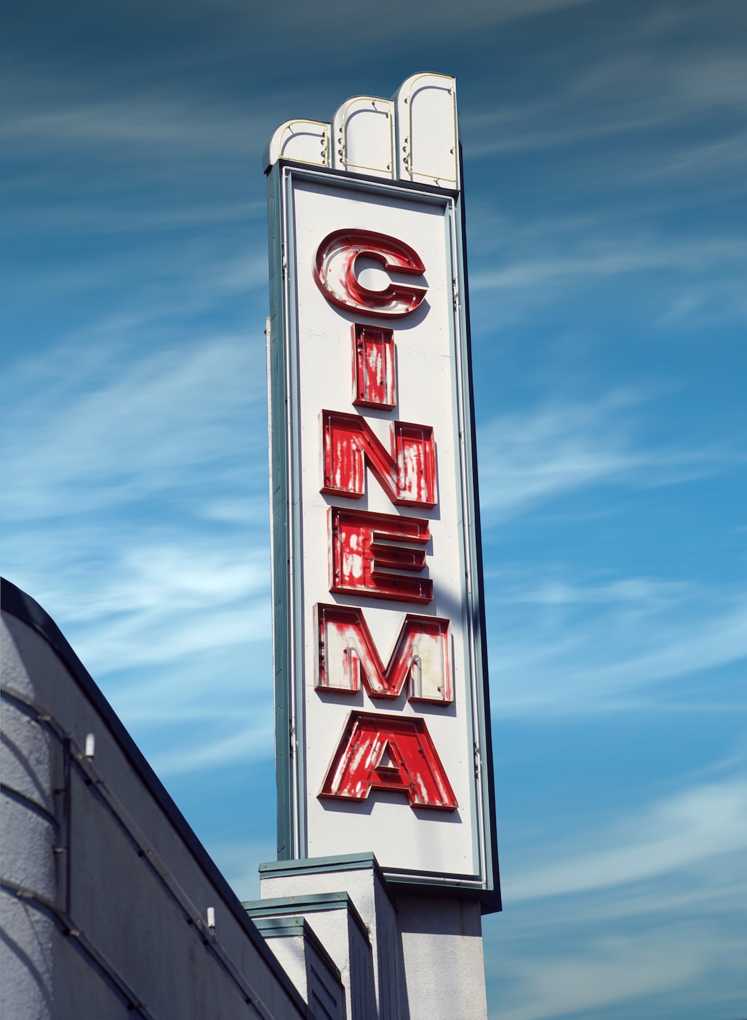 Retro Cinema Neon Sign: Vintage Movie Theater Art Print - Etsy