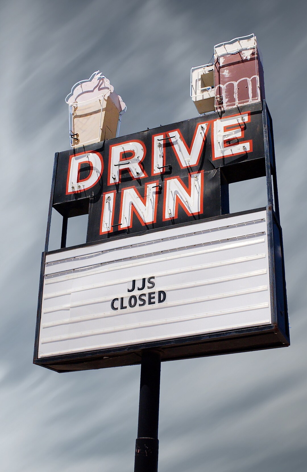 Jj's Drive in Diner Retro Roadside Vintage Neon Sign - Etsy