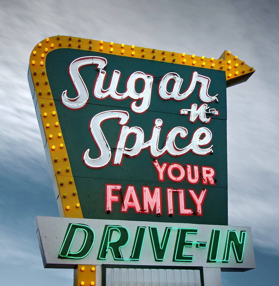 Sugar N Spice Family Drive in Restaurant | Retro Roadside Restaurant ...