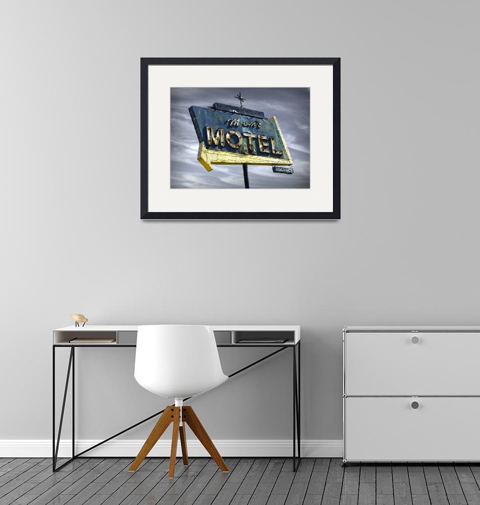 Moms Motel Retro Roadside Motel Vintage Neon Advertising Sign ...