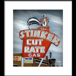 Stinker Gas | Retro Roadside | Vintage Neon Advertising Sign ...