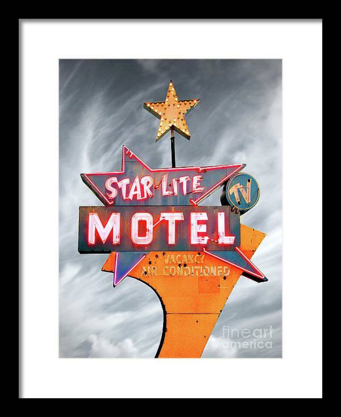 Star Lite Motel Neon Sign: Retro Roadside Americana Decor - Etsy