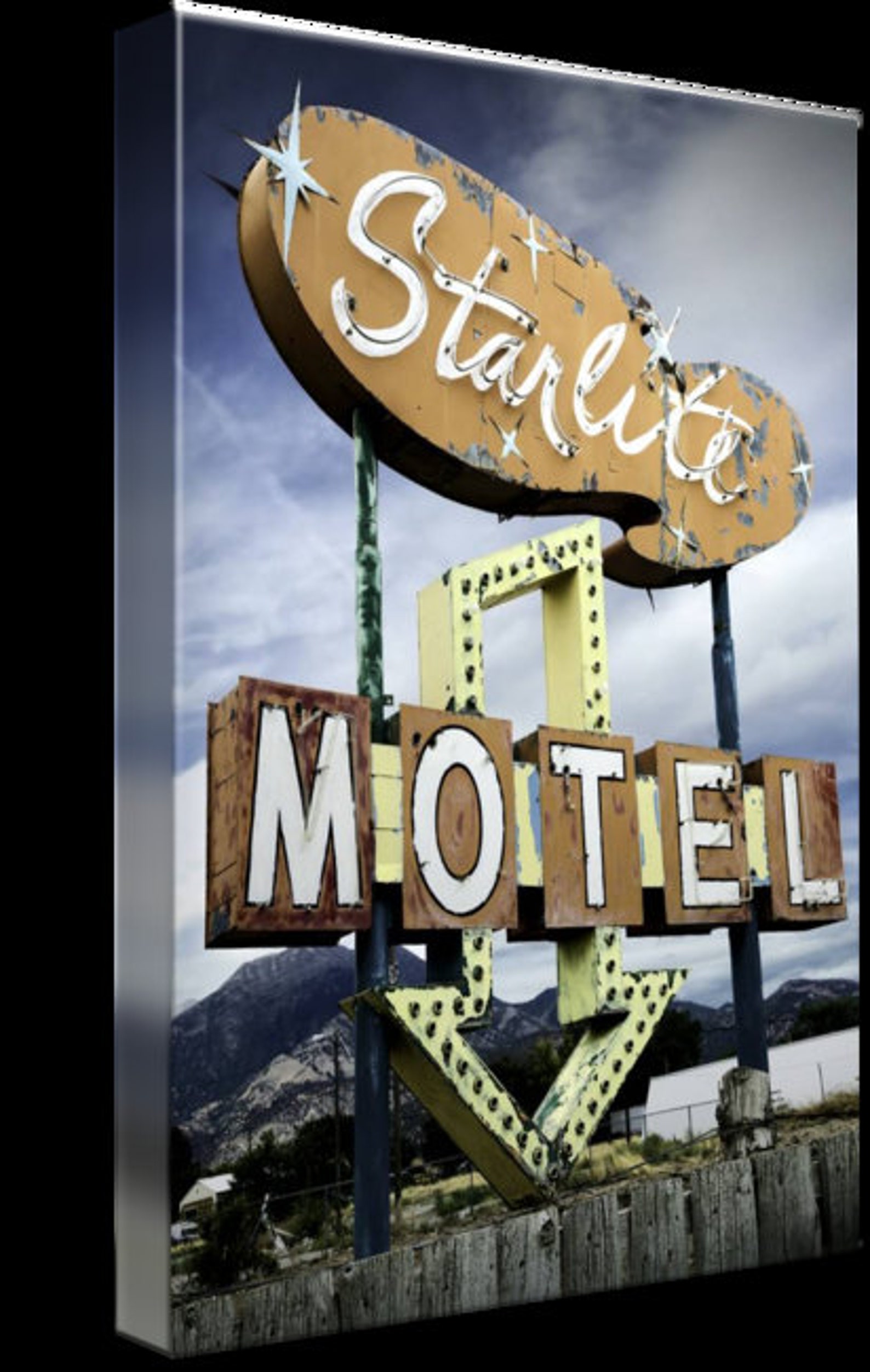 Starlite Motel Retro Roadside Motel Vintage Neon Sign - Etsy