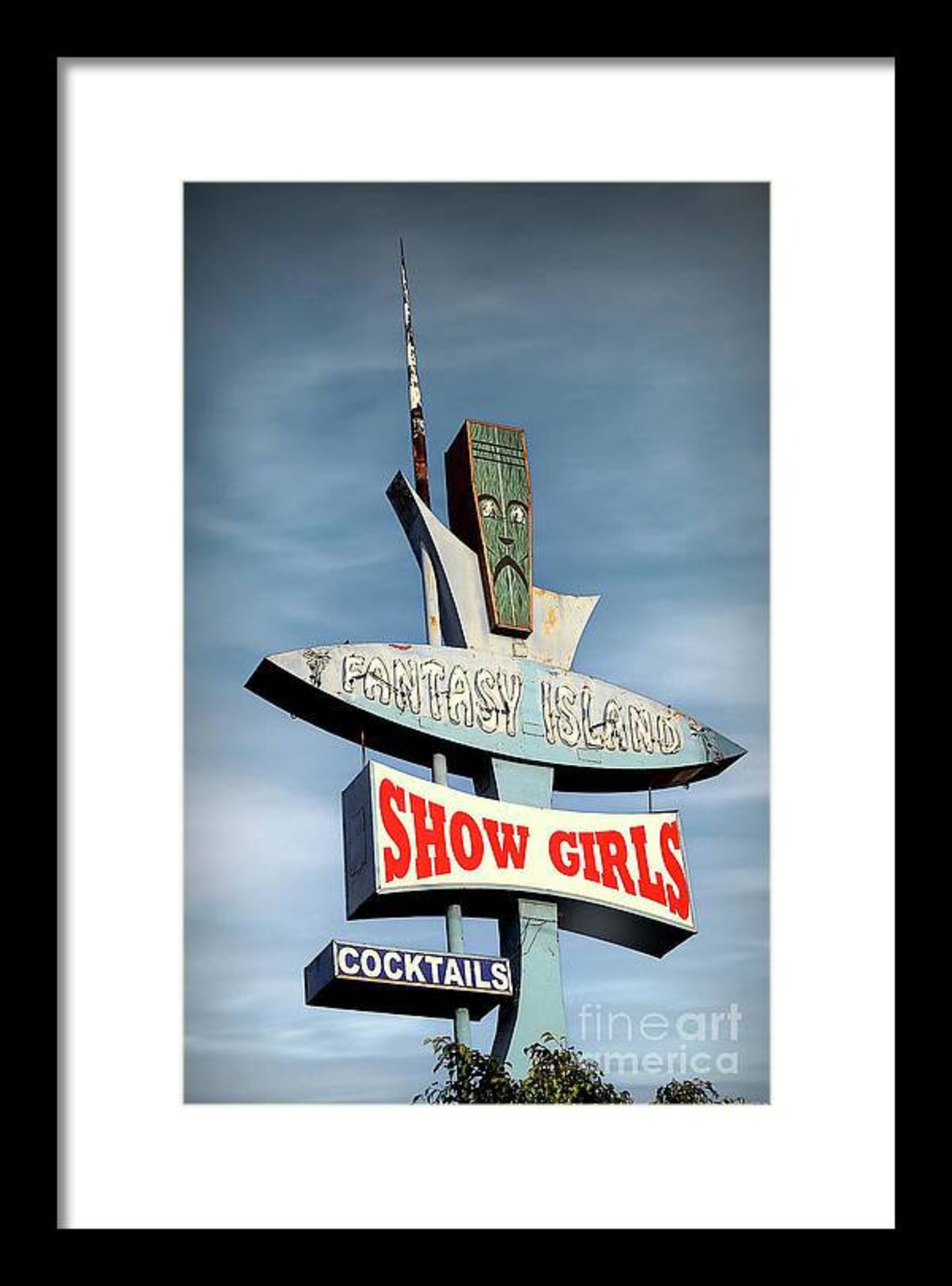 Fantasy Island | Retro Roadside | Vintage Neon Sign | Restaurant Decor ...