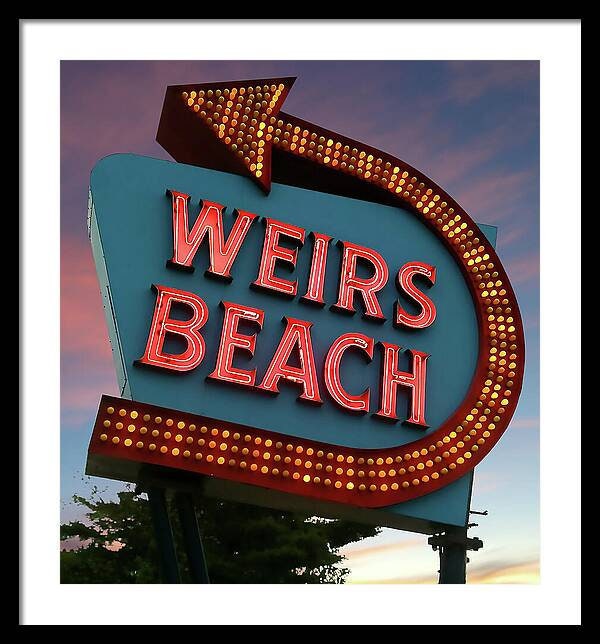 Weirs Beach Neon Sign, Laconia, New Hampshire - Etsy