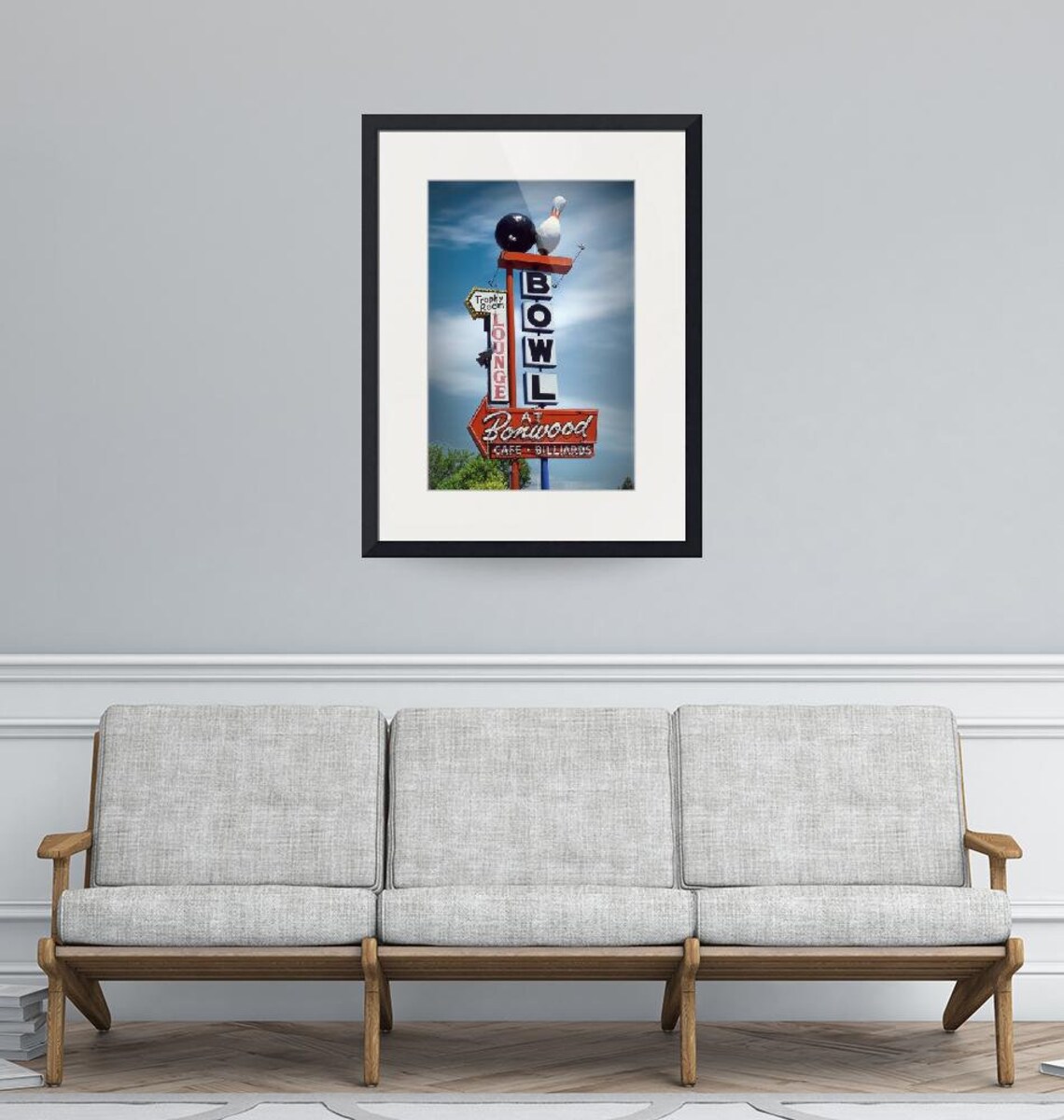 Bowling Retro Roadside Bowling Ally Bar Lounge Vintage Neon Sign ...