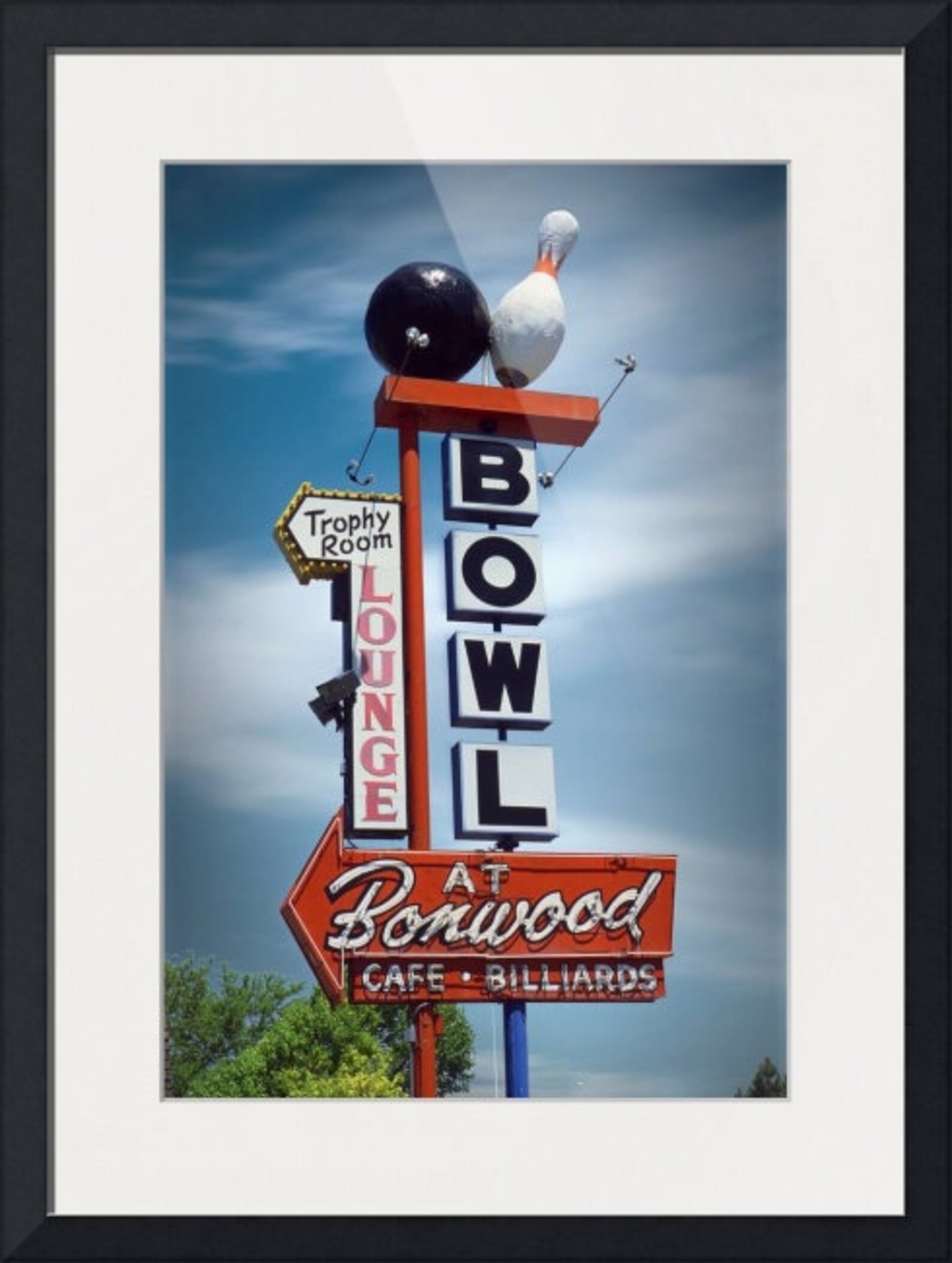 Bowling Retro Roadside Bowling Ally Bar Lounge Vintage Neon Sign ...