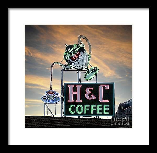 H&C Coffee | Retro Roadside | Vintage Neon Sign | Restaurant Decor ...