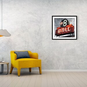 8 Ball Bar | Bar Retro Roadside Diner Restaurant | Vintage Neon ...