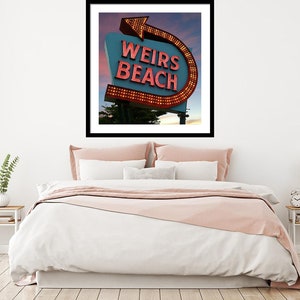 Weirs Beach Neon Sign, Laconia, New Hampshire - Etsy