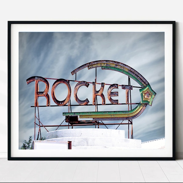 Lamp Post Bar Retro Roadside Route 66 Vintage Neon Sign Restaurant ...