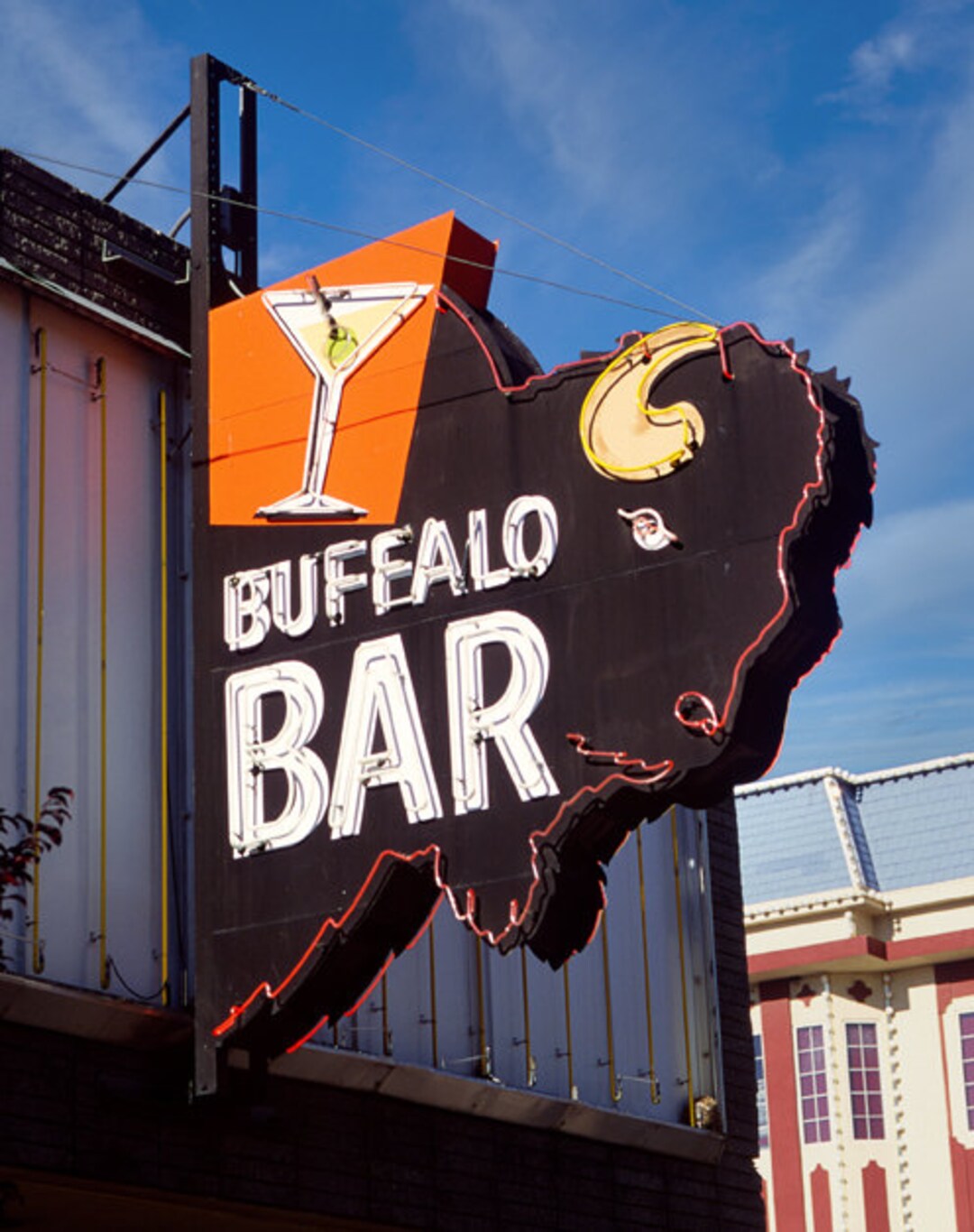 Buffalo Bar Retro Roadside Bar Vintage Neon Sign - Etsy