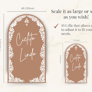 Mexican Talavera Arch Backdrop DIGITAL SVG | Cielito Lindo Baby Shower ...