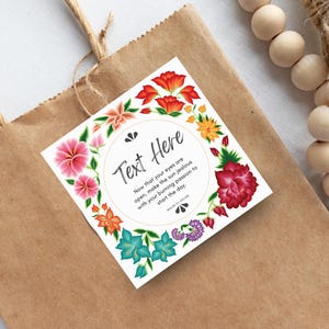 Mexican Floral Style Template Customizable Design Digital Files Clipart ...