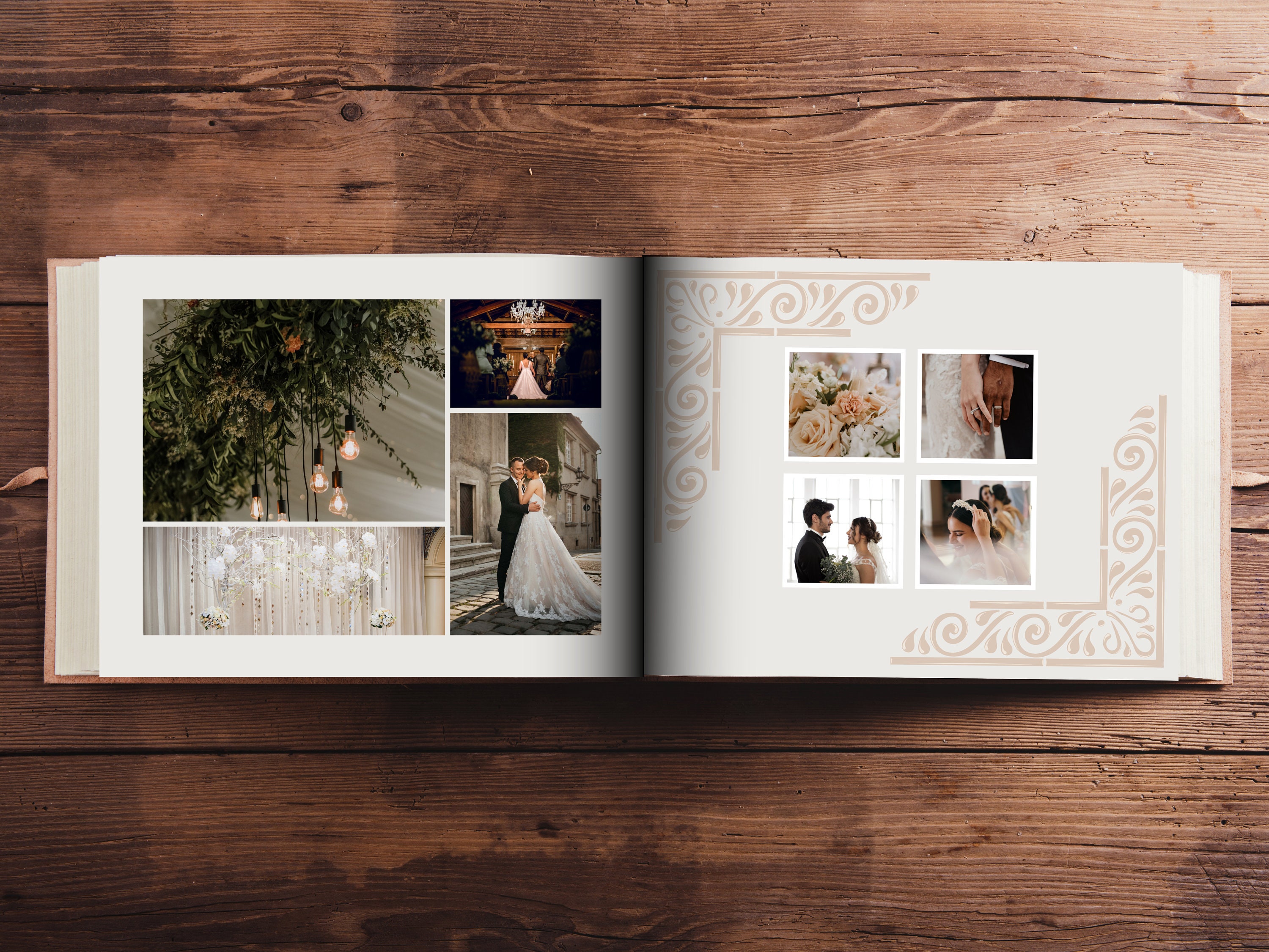 Talavera Wedding Photo Book Template | Wedding Digital Album ...