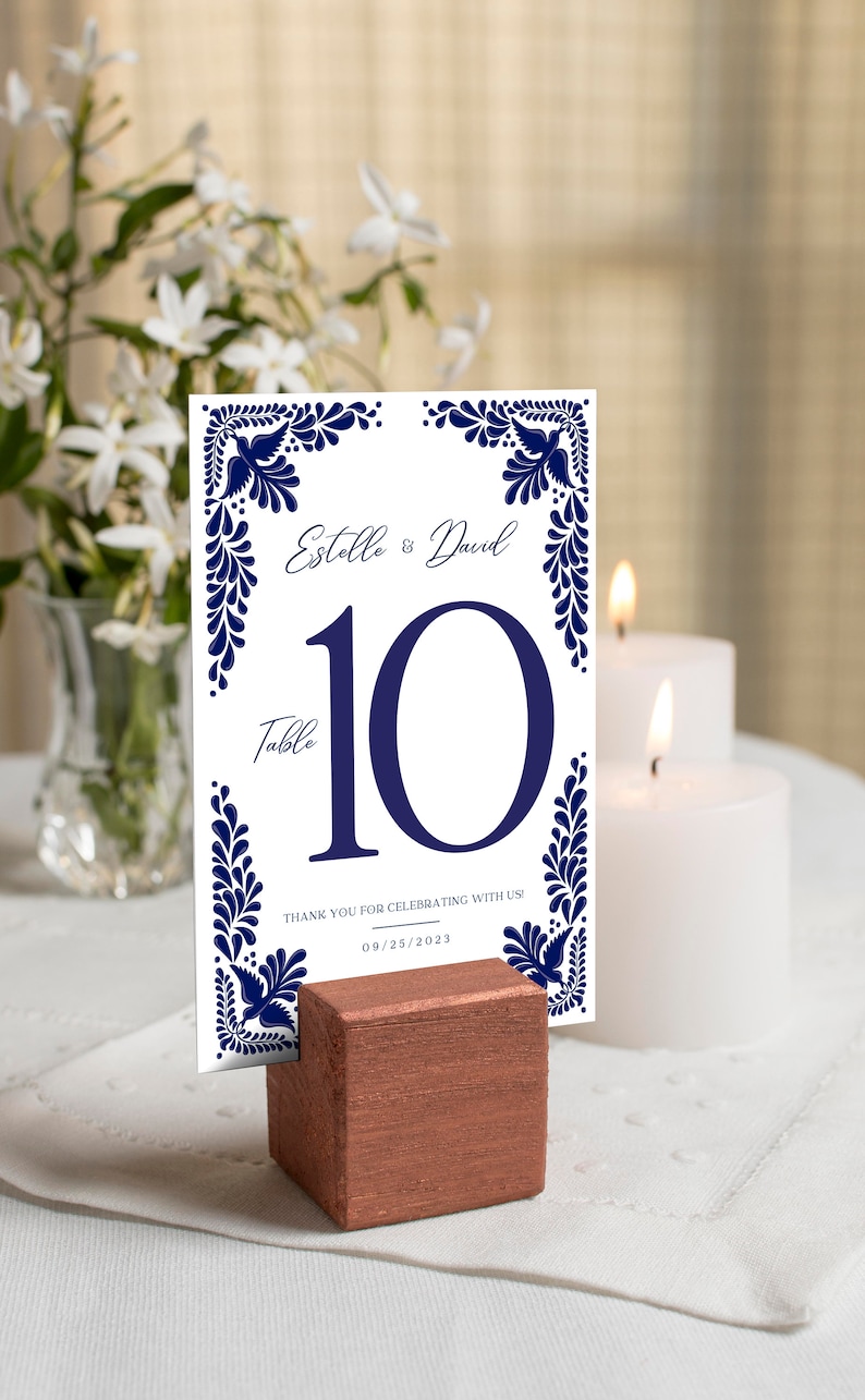Table Numbers & Menus fooddrinks Templates for Weddings - Etsy