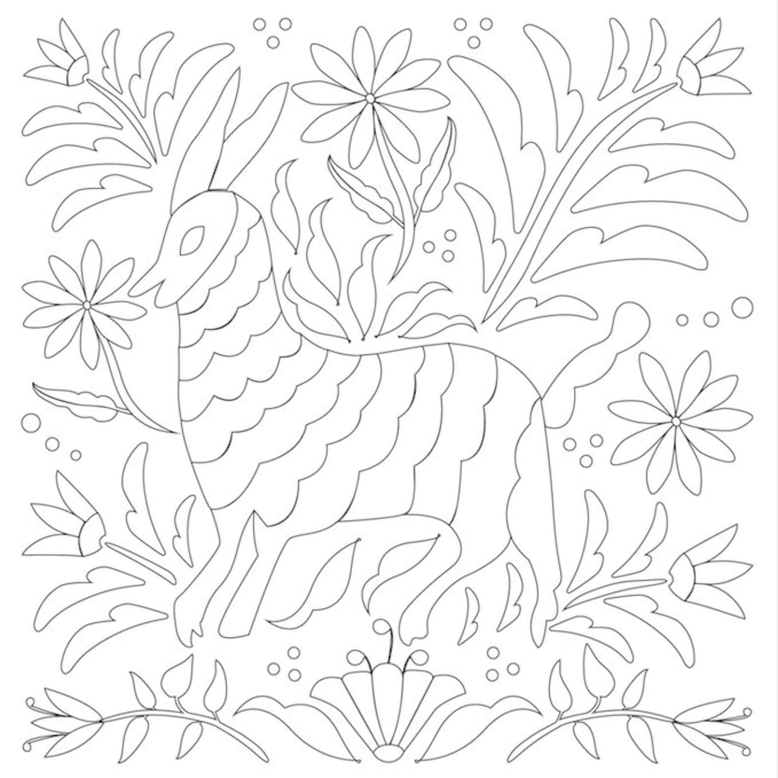 Otomi Coloring Pages Coloring Pages