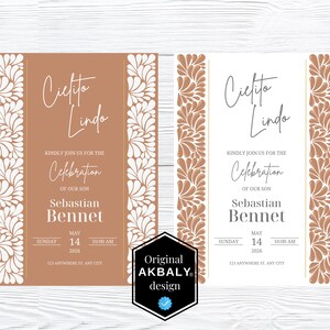 Cielito Lindo Baby Shower Invitation Template | Boho Gender Neutral ...
