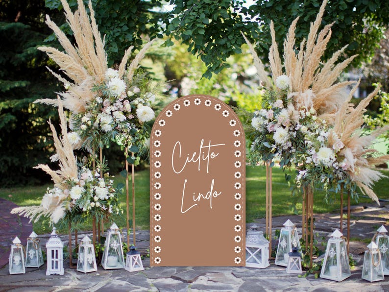 Mexican "barro" Arch Backdrop DIGITAL SVG | Cielito Lindo Baby Shower ...
