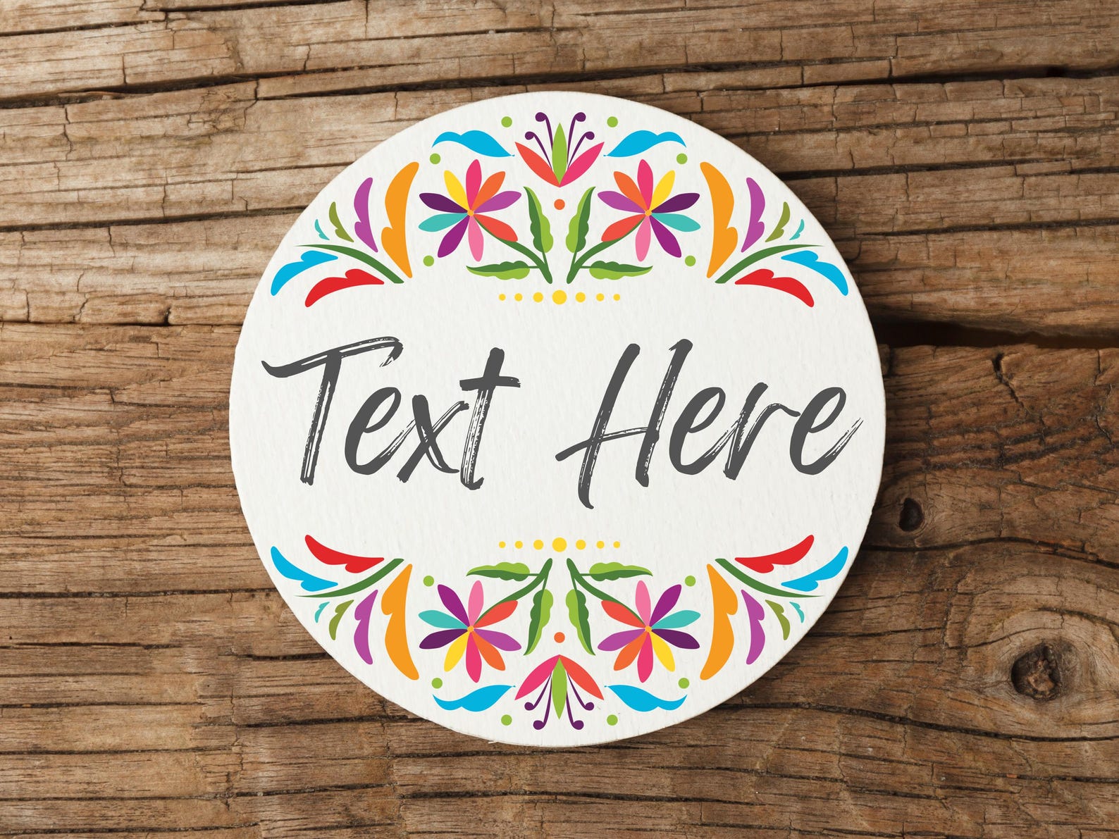 Mexican Otomí Style Customizable Stamp Design | Digital Files | Clipart ...