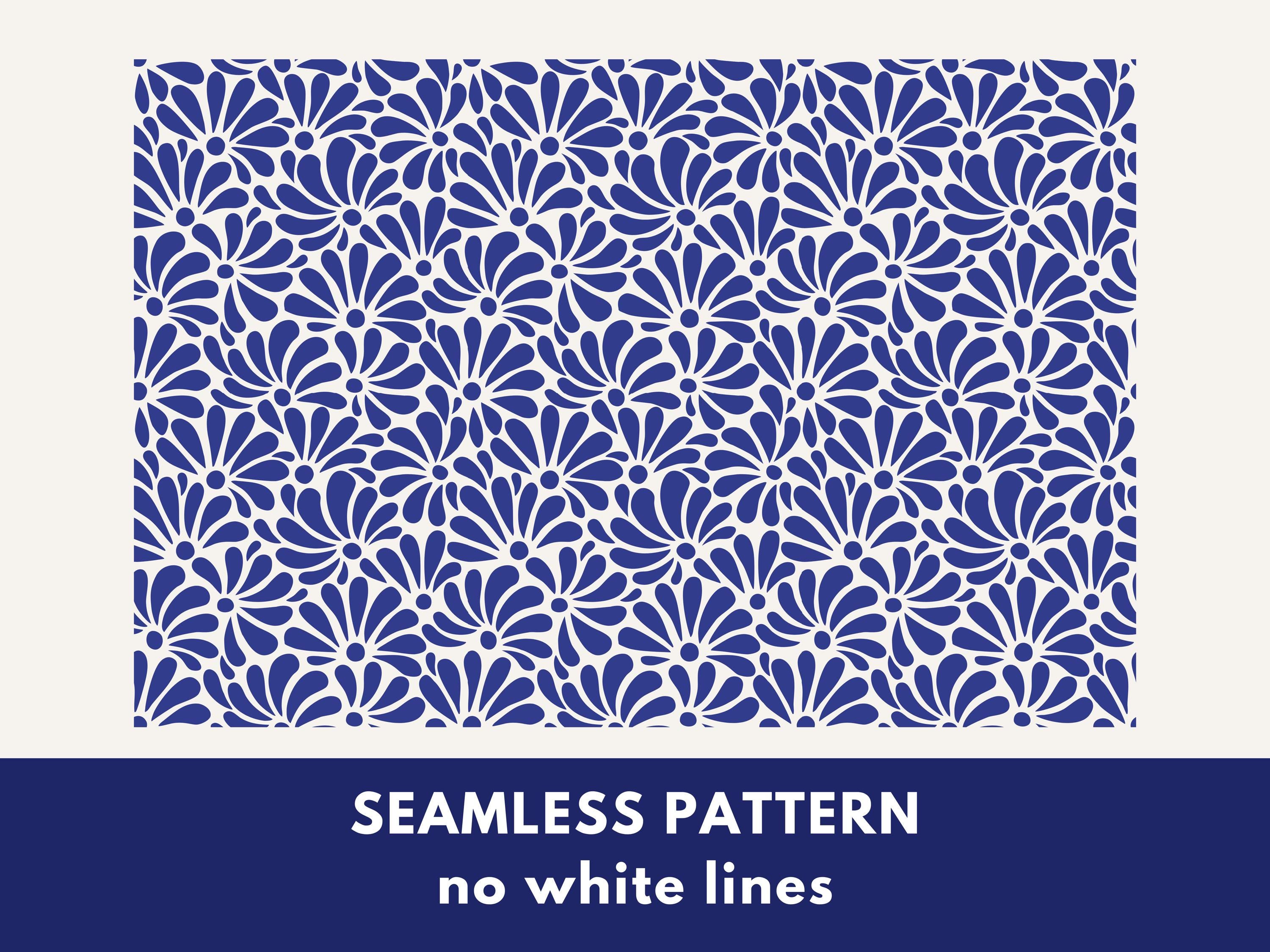 Mexican Talavera Seamless Pattern SVG & PNG | Talavera Tile Pattern in ...