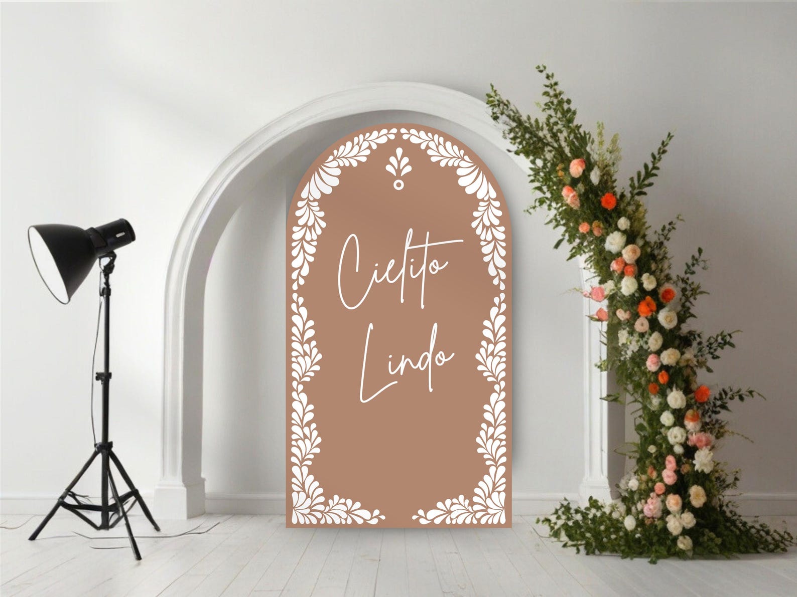 Mexican Talavera Arch Backdrop DIGITAL SVG | Cielito Lindo Baby Shower ...