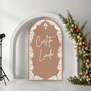 Mexican Talavera Arch Backdrop DIGITAL SVG | Cielito Lindo Baby Shower ...