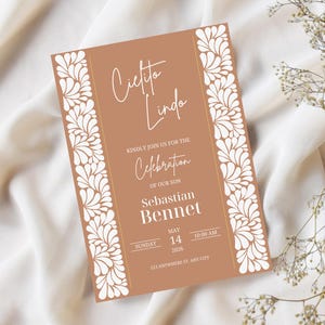 Cielito Lindo Baby Shower Invitation Template | Boho Gender Neutral ...