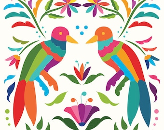 Mexican Otomí Style Design in Vector Digital Download Files | Etsy