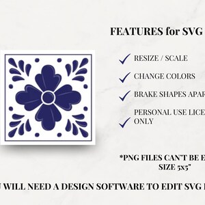 Beautiful Mexican Talavera Clip Art Set - 8 Mosaic Designs in Hight ...