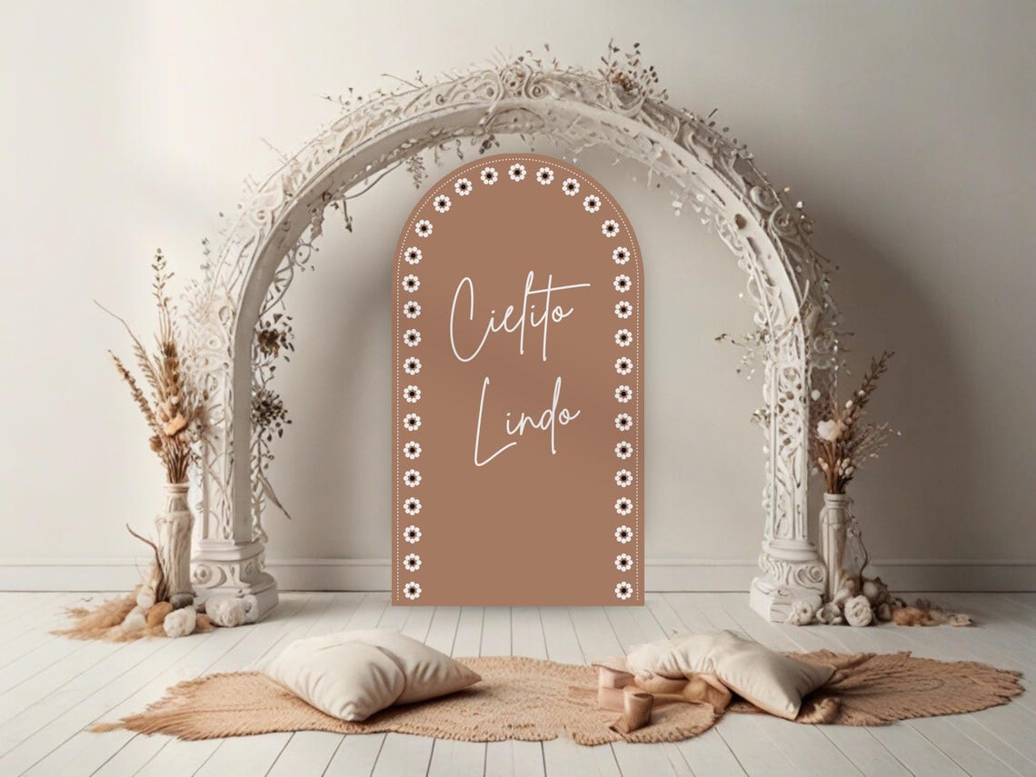 Mexican "barro" Arch Backdrop DIGITAL SVG | Cielito Lindo Baby Shower ...