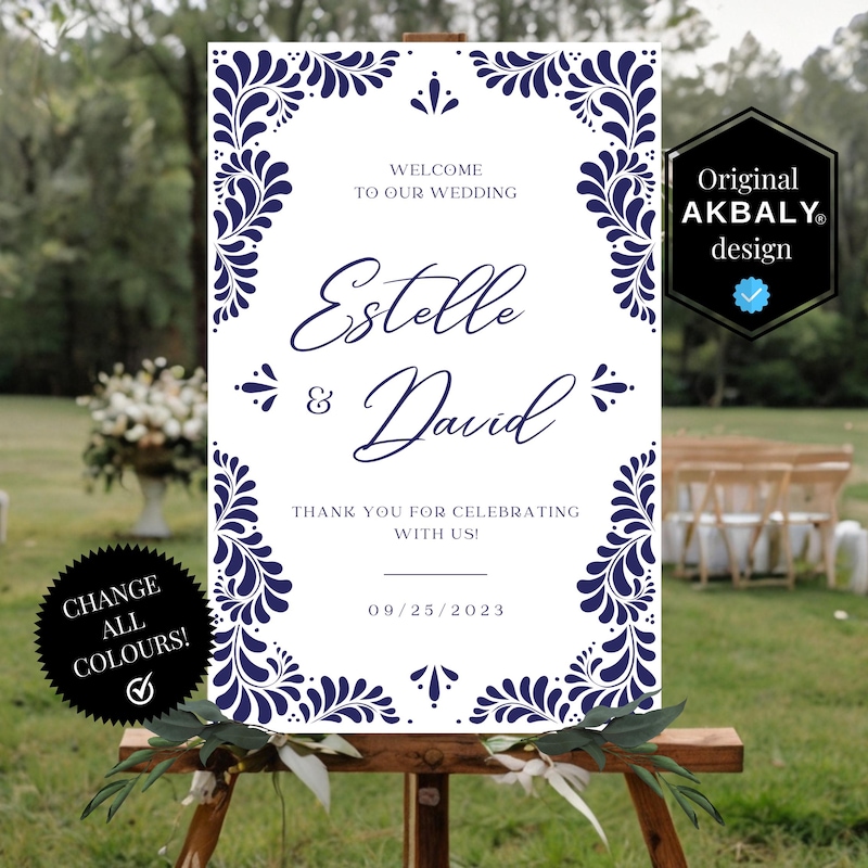 Talavera Welcome Sign - Etsy