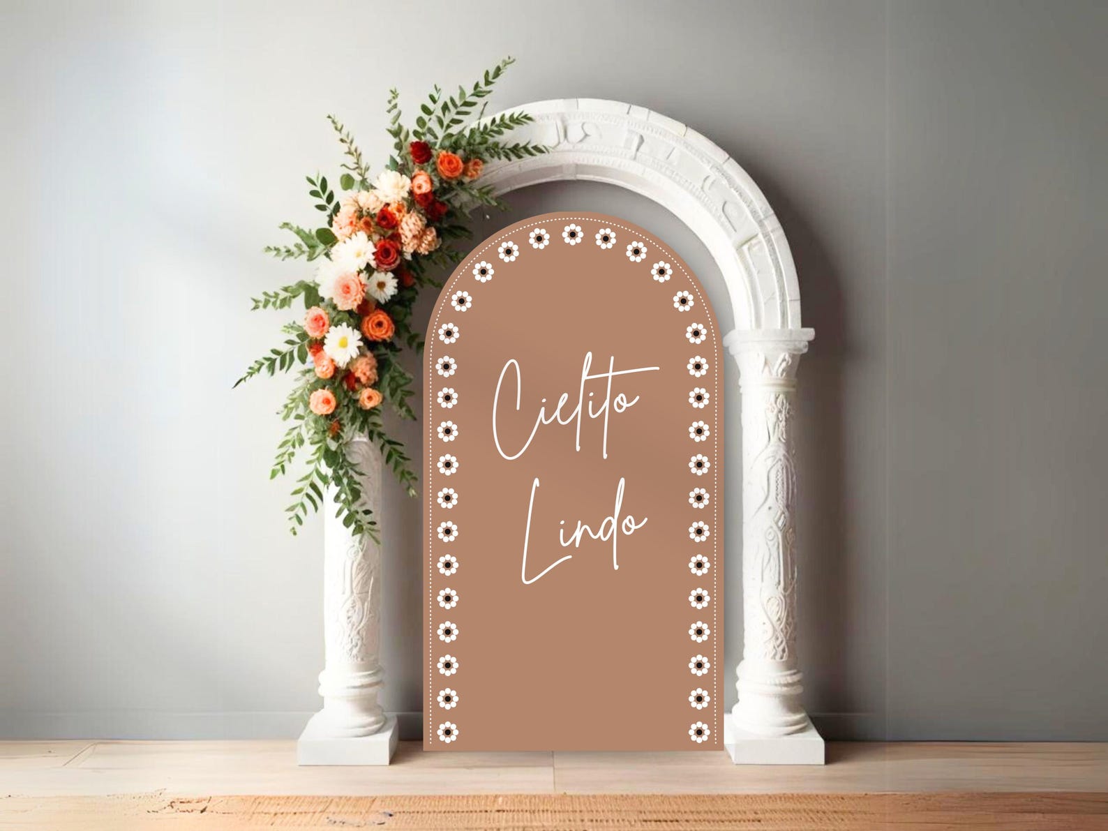 Mexican "barro" Arch Backdrop DIGITAL SVG | Cielito Lindo Baby Shower ...
