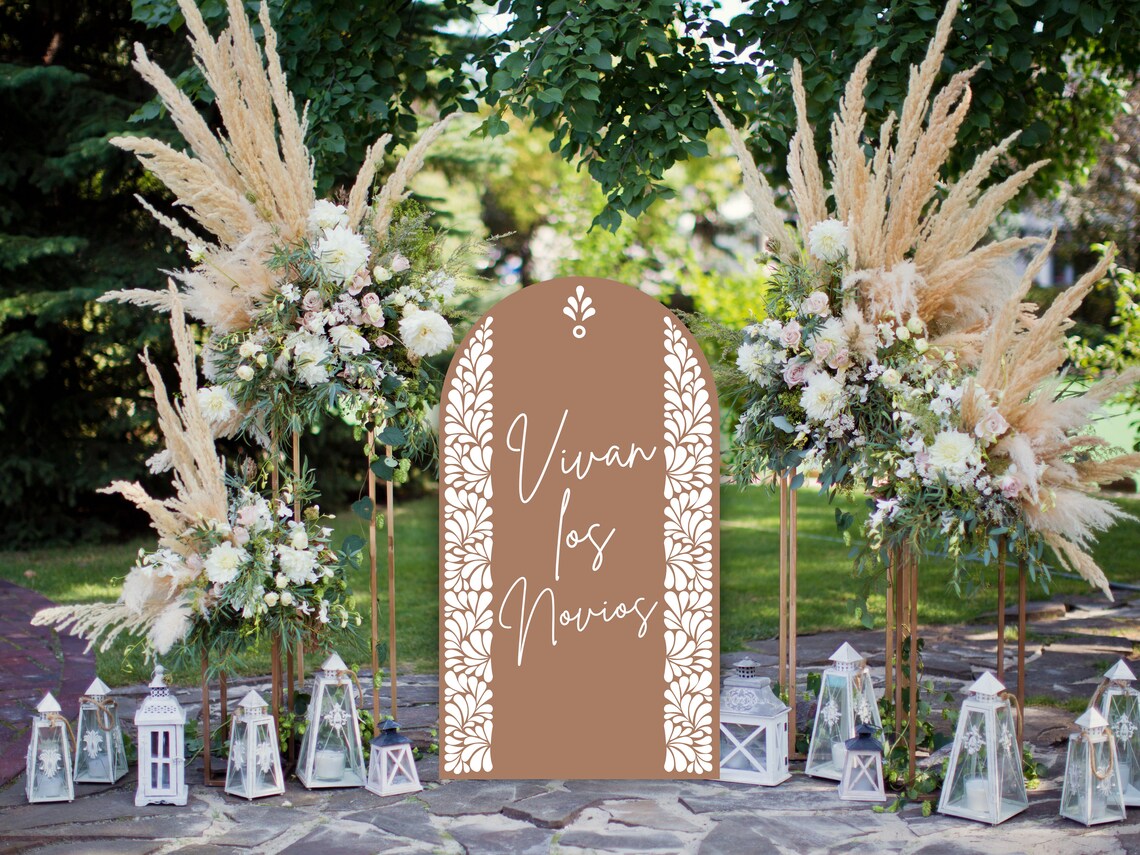 Mexican Talavera Arch Backdrop DIGITAL SVG | Wedding - Bridal Shower ...