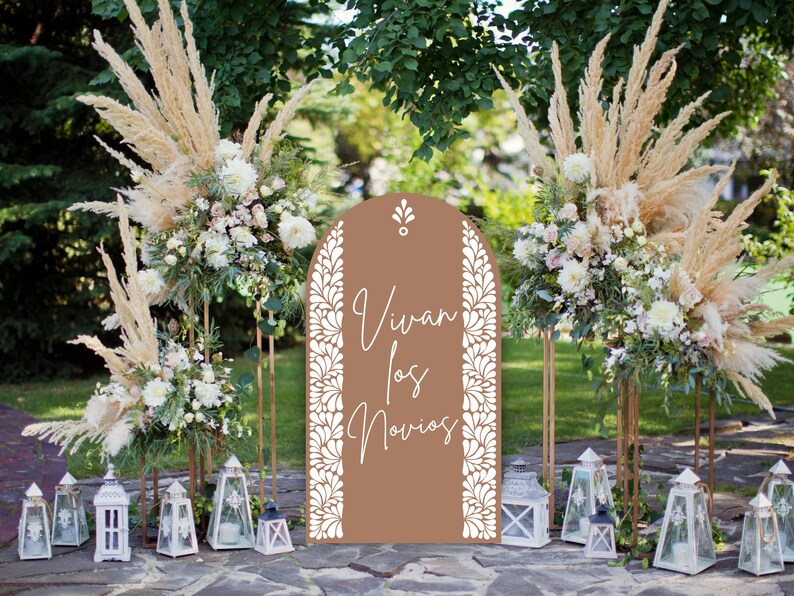 Mexican Talavera Arch Backdrop DIGITAL SVG | Wedding - Bridal Shower ...