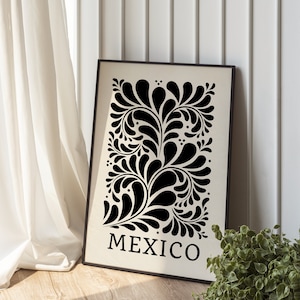 Mexico Printable Wall Art | Talavera Abstract Art Print | Modern ...