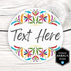 Mexican Otomí Style Customizable Stamp Design | Digital Files | Clipart ...