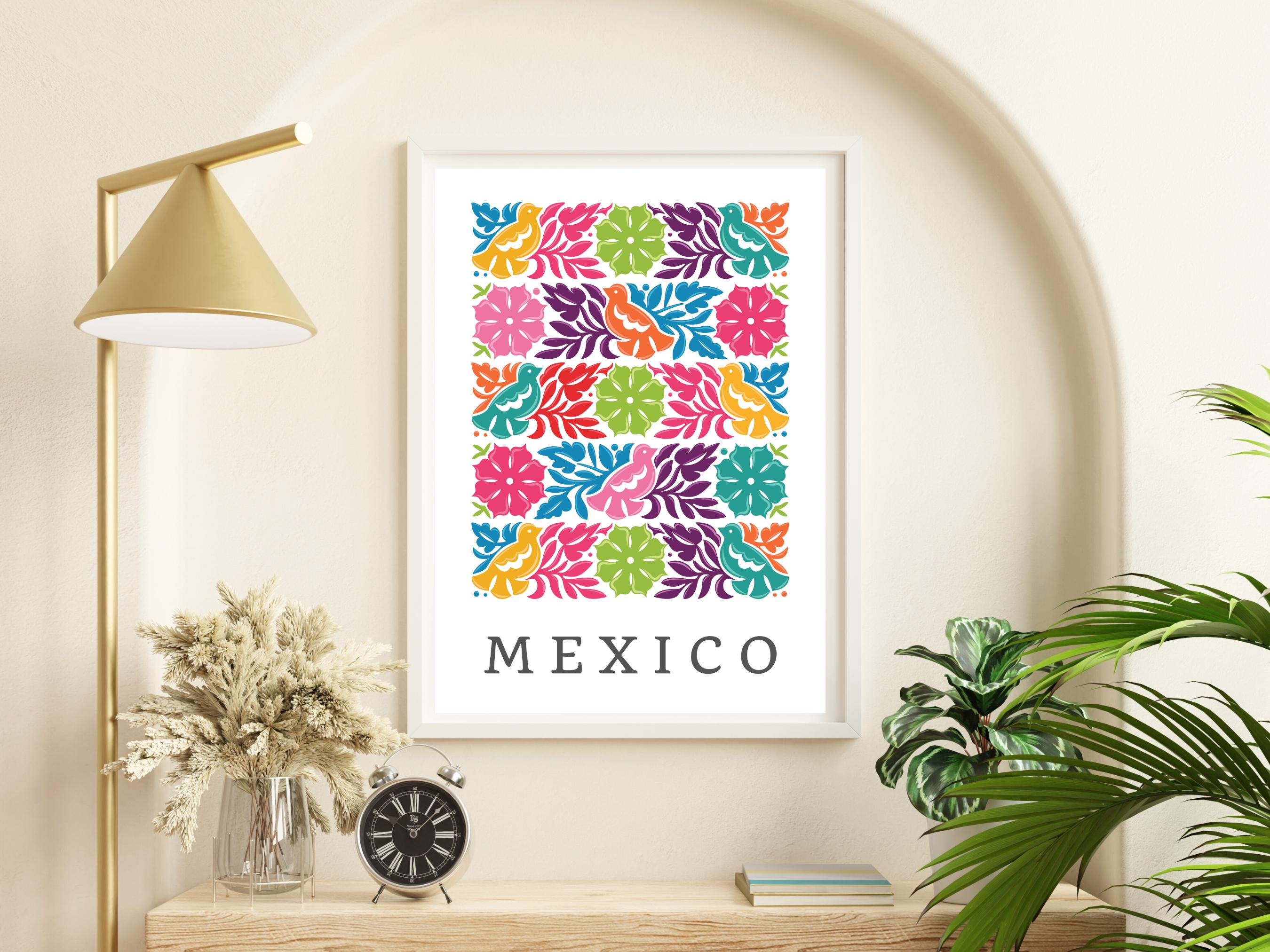 Mexico Printable Wall Art | Modern Decorative Wall Print | Mexican Art ...