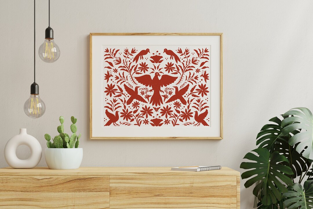 Mexico Otomi Printable Wall Art | Modern Art Print | Abstract ...